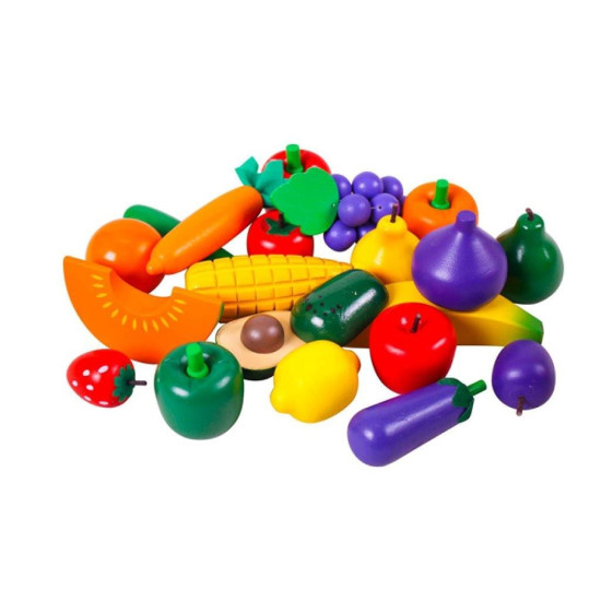 Fruit & Vegetable Colour Sorting Set