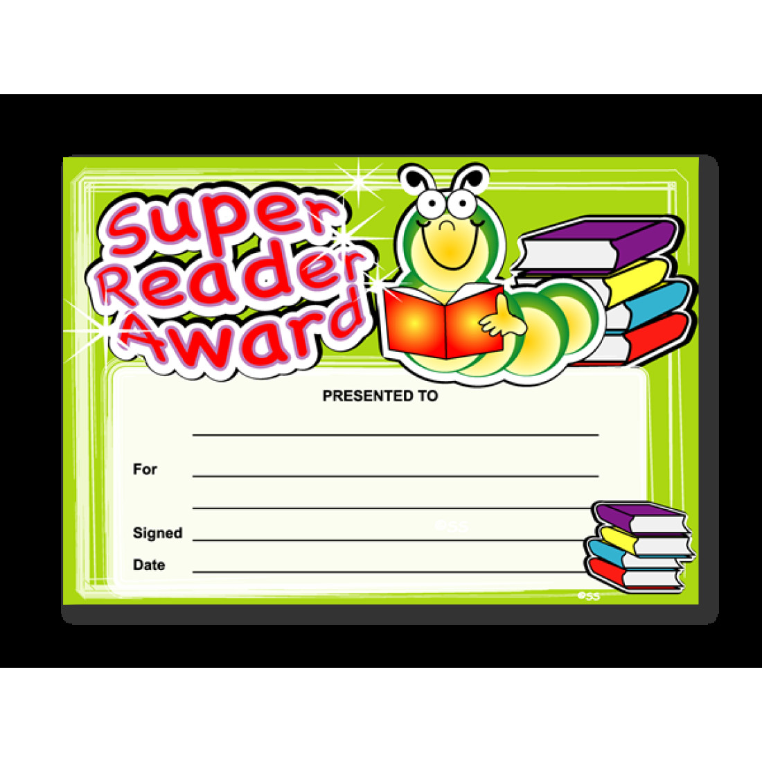 Award Certs Super Reader Award- The Learning Store- Teacher & School ...