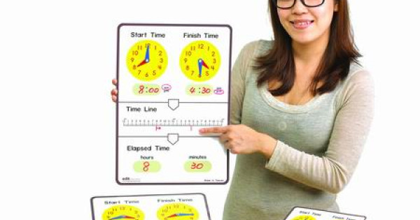 Time Elapsed Dry Erase Board - The Learning Store - Teacher & School ...